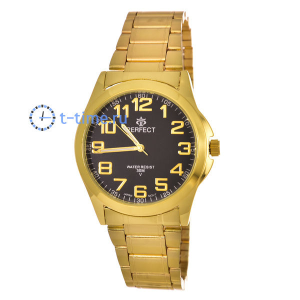 Часы PERFECT P012-9 корп-жел циф-чер — t-time.ru